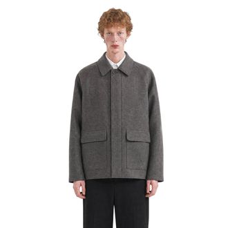 Harris Wharf London Country Jacket in Pressed Wool