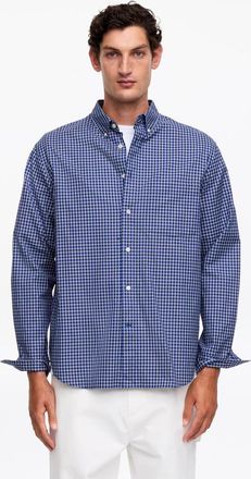 Arket Lockeres Pinpoint-Hemd -Blau