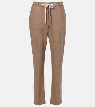 Eleventy Pantalon fusel&eacute; en laine et cachemire