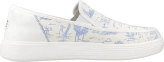Hey Dude Sunapee Slip On Sneakers - - Shoes - Herren - Wei&szlig; - 41 EU