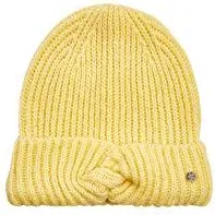 Esprit Fancy Beanie 129EA1P009 Bonnet &agrave; pompon, Dusty Yellow., Taille unique
