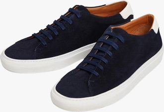 Hackett Baskets basses Idol en cuir daim