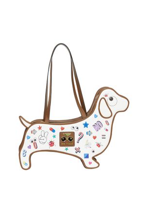 Mymo Handtasche Handtasche Frauen Wei&szlig; Braun
