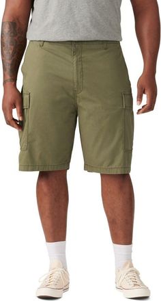 Levi's Herren Carrier Cargo Shorts, Olive Night Lt Wgt Canvas, 31W