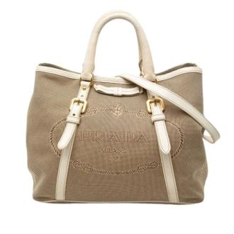 Prada Sacoche Pre-owned - Femme - Pre-owned - Beige - Taille: ONE Size