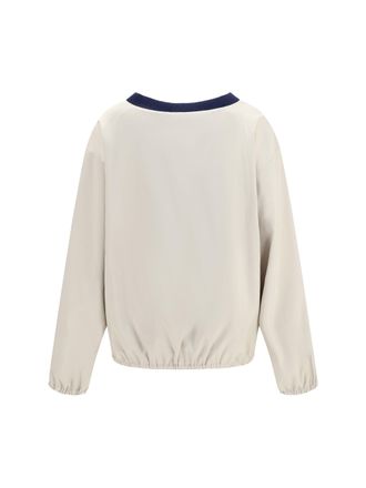 Miu Miu Womens Sweatshirt Pong&eacute; Tec Opal Recycled Polyester Sweatshirts Sweater