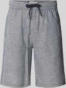 Blend Shorts aus Leinen-Mix mit Eingrifftaschen Modell MARCO