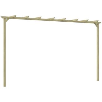 vidaXL Vidaxl - Pergola de jardin en pin impr&eacute;gn&eacute; 360x200x60 cm - R&eacute;sistante &agrave; la pourriture - Assemblage facile - Pour plantes grimpantes