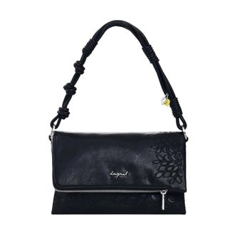 Desigual Femme, Sacs, Noir, Taille: ONE Size Sac &agrave; fermeture &eacute;clair avec poche int&eacute;rieure