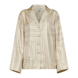 Toteme Damen, Blusen & Hemden, Beige, SGr&ouml;&szlig;e