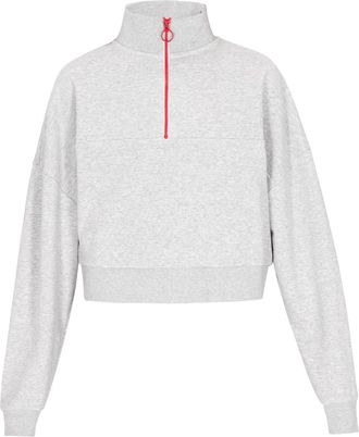 Mymo Sweatshirt Frauen HellGrauMelange