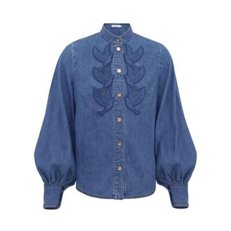 Zimmermann Camicia in denim - - Blouses & Shirts - Damen - Blau - S