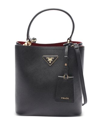 Prada sac à main Saffiano Cuir (années 2010) - Noir