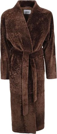 Arma Femme, Manteaux, Brun, Taille: 34 FR Belted Manteaux