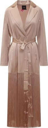 Pinko Pinko, Femme, Manteaux, Rose, Taille: 40 FR Ribes Trench
