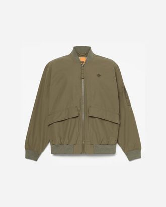 Timberland Strapazierf&auml;hige wasserabweisende Utility-Bomberjacke f&uuml;r Herren in Gr&uuml;n, Herren, Gr&uuml;n, Gr&ouml;&szlig;e