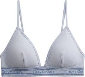 Calvin Klein Brassi&egrave;re triangle en coton m&eacute;lang&eacute;