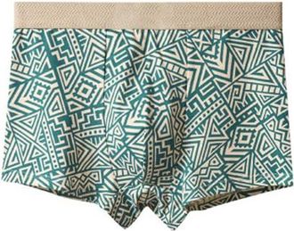 Generic String Homme sous Vetement Homme Sexy &Eacute;rotique Jockstrap Brief Imprim&eacute; G&eacute;om&eacute;trique R&eacute;tro Mesh Respirant sous V&ecirc;tement Fashion pour Maison Outdoor Ou L