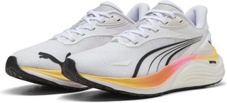 Puma Puma Damen Electrify Nitro 4 WN Stra&szlig;en-Laufschuh, Wei&szlig;-Sun Stream-Poison Pink, 39 EU, Puma White Sun Stream Poison Pink, 39 EU