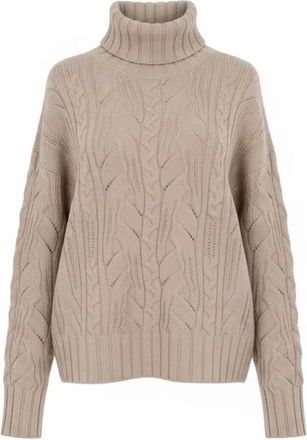 D.exterior Femme, Pulls, Beige, Taille: 40 FR Turtleneck Sweater 32748_61191_7Gess
