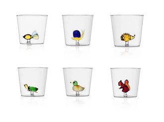 Ichendorf Ichendorf Animal Farm Bicchiere Tumbler 35 Cl Set 6 Pz Colori Assortiti