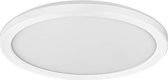 Osram ORBIS Ultra Slim Deckenleuchte 235mm, wei&szlig;, 15W, 1640lm, homogenes, warmwei&szlig;es Licht (3000K) + Hintergrundlicht, dreistufige Dimmbarkeit &uuml;ber Wandscha