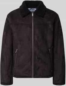 Review Jacke in Leder-Optik mit Rei&szlig;verschlusstaschen