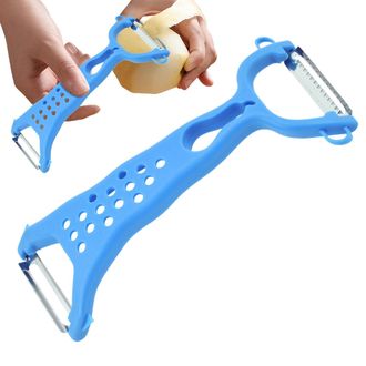 Generic Gem&uuml;sesch&auml;ler, Kartoffelsch&auml;ler - Doppelkopf Edelstahl Kohlsch&auml;ler - K&uuml;chenzubeh&ouml;r mit komfortables Griff f&uuml;r Kinder, Familie, chinesisches Neujahr, V