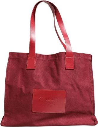 Sif Jakobs Jewellery Sac Cabas en Toile - Femme - Sacs - Rouge - Taille: ONE Size