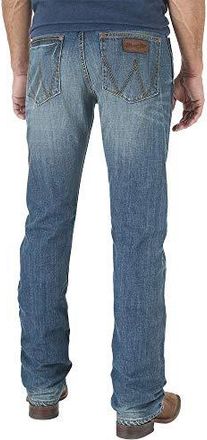 Wrangler Slim &agrave; Jambe Coupe Droite Jean Ce&ntilde;ido De Pierna Rectacal&ccedil;a Reta Retr&ocirc;, Cottonwood, 36 W/38 L Homme