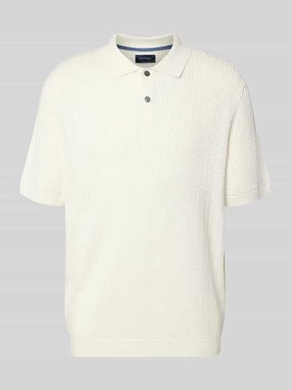 Christian Berg Regular Fit Poloshirt mit Strukturmuster