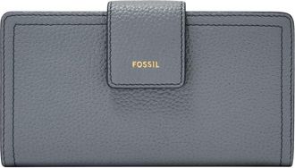 Fossil Logan Damen Blaue Leder Clutch, SL7830450