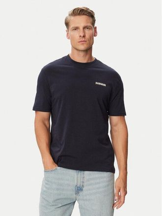 Napapijri T-Shirt Smallbox NP0A88TR Dunkelblau Regular Fit