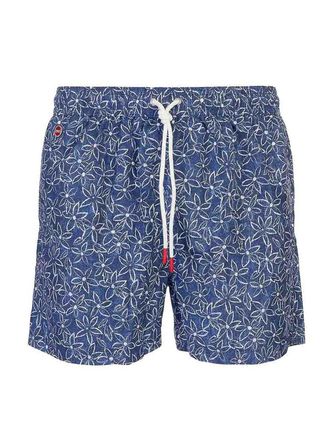 Kiton Short De Bain - Bleu