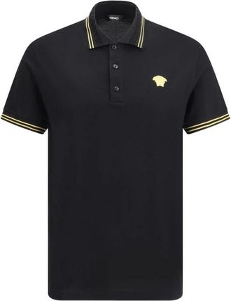 Versace Medusa Poloshirt - - Tops - Herren - Schwarzk - M