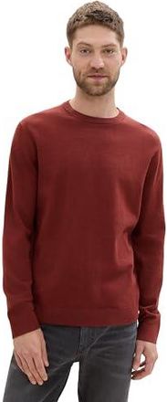Tom Tailor Référence : 1039805 Pull-Over, 35676-burgundy Dark Red Melange, M Homme