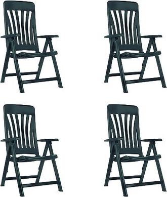 Resol grupo GARBAR BLANES Set mit 4 Armlehnen f&uuml;r den Au&szlig;enbereich, Garten, Terrasse, Balkon, Strand, Pool, Picknick, Camping, Catering | Design, leicht, fa