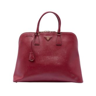 Prada Sac &agrave; main Promenade Pre-owned - Femme - Pre-owned - Rouge - Taille: ONE Size