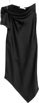 Iro Iro, Femme, Robes, Noir, Taille: 42 FR Thiana Asymmetrical Long Dress