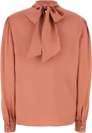 Tom Ford Shimmeryterracotta Exterior: Silk Maglie Sweater