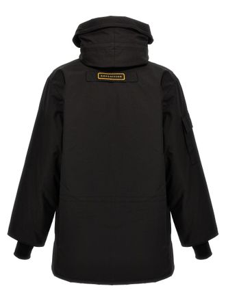 Canada Goose Mens Black Polyester Parka Clothing