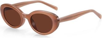 Generic Lunettes de soleil oeil de chat vintage pour femme de luxe extérieur UV400, café, Taille unique