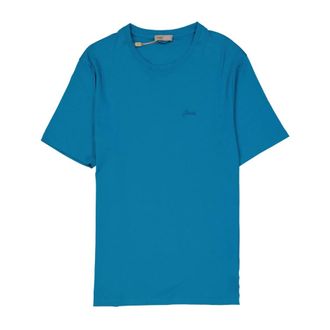 Herno Baumwoll-T-Shirt - - Tops - Herren - Blau - L