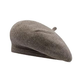 Generic rtdgcv B&eacute;ret Basque Femme B&eacute;ret pour Femmes Lady B&eacute;ret Automne-Hiver L&eacute;ger, Respirant, Tendance Couleur Unie Bonnet Live Cap Bonnet Tricot&eacute; Femmes Bon