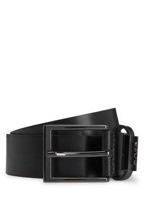 BOSS Hommes Cole-Ant Sz35 Ceinture en cuir italien avec passant logot&eacute;
