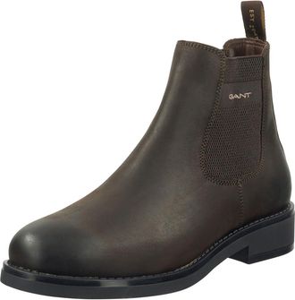 GANT FOOTWEAR Herren PREPDALE Chelsea-Stiefel, Dark Brown, 43 EU