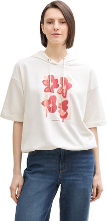 Tom Tailor Strickpullover mit Muster, Inside Printed Flower Design, XXL