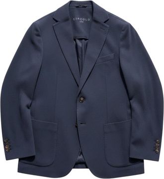 Circolo 1901 Homme, Vestes, Bleu, Taille: 2XL Blazer Dyed