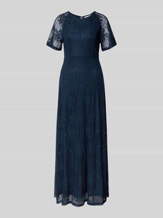 Vila Maxikleid aus Spitze mit Rundhalsausschnitt