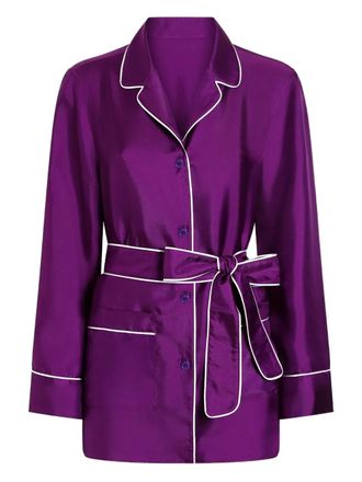 Dolce & Gabbana Hemd aus Seide - Violett